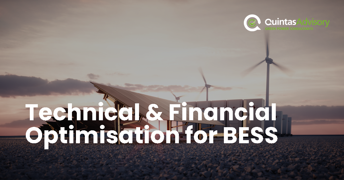 Technical and Financial Optimisation for BESS | Quintas Advisory